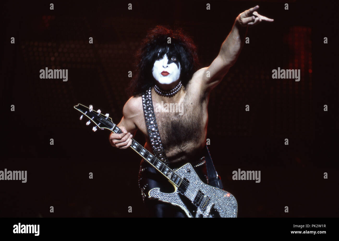 KISS in May 1997 at the Rock im Park Festival in Nuremberg - Germany ...