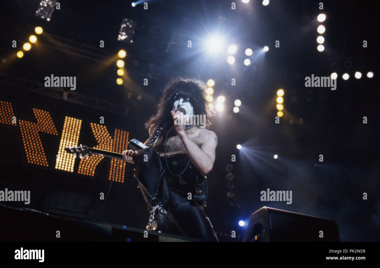 KISS in May 1997 at the Rock im Park Festival in Nuremberg - Germany ...