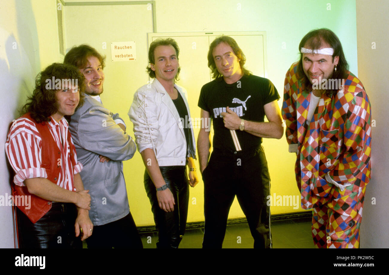 British rockband Marillion on 16 November 1987 in Hanover - Germany ...