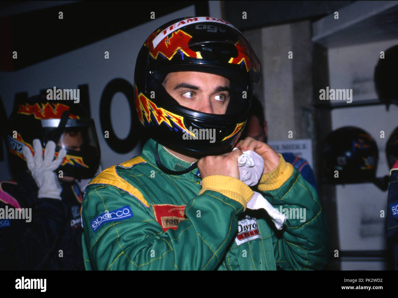 British singer and entertainer Robbie Williams on 3 October 1998 in ...