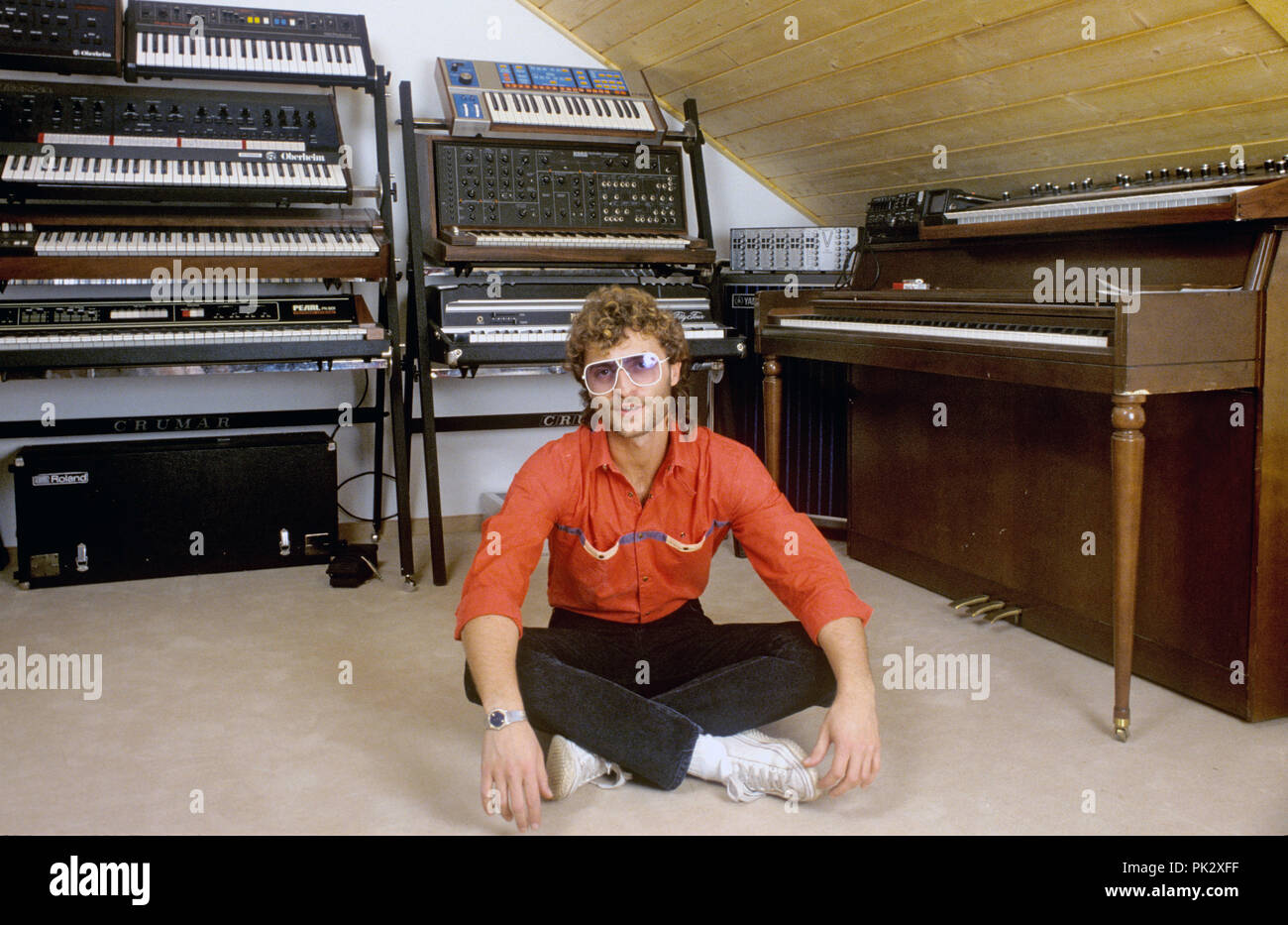 Michael Cretu in Feburary 1983 in München / Munich. | usage worldwide Stock Photo - Alamy