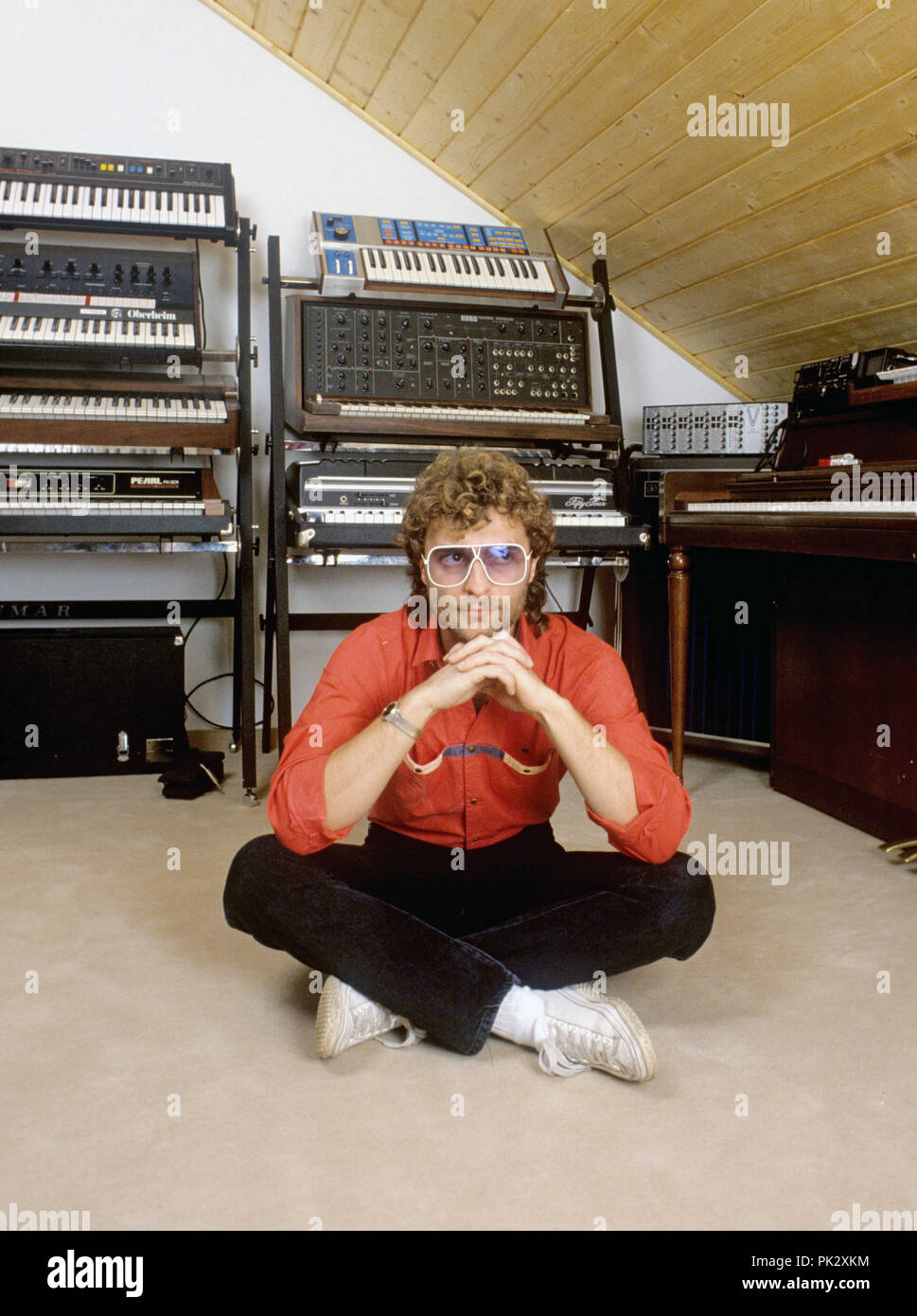 Michael Cretu in Feburary 1983 in München / Munich. | usage worldwide ...