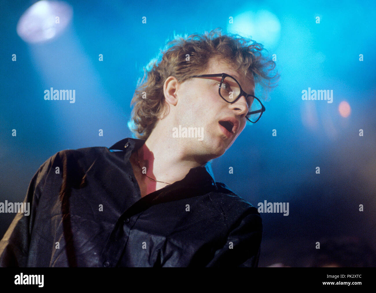 Cosa Rosa (Bandmitglied) in April 1985 in Hamburg. | usage worldwide ...