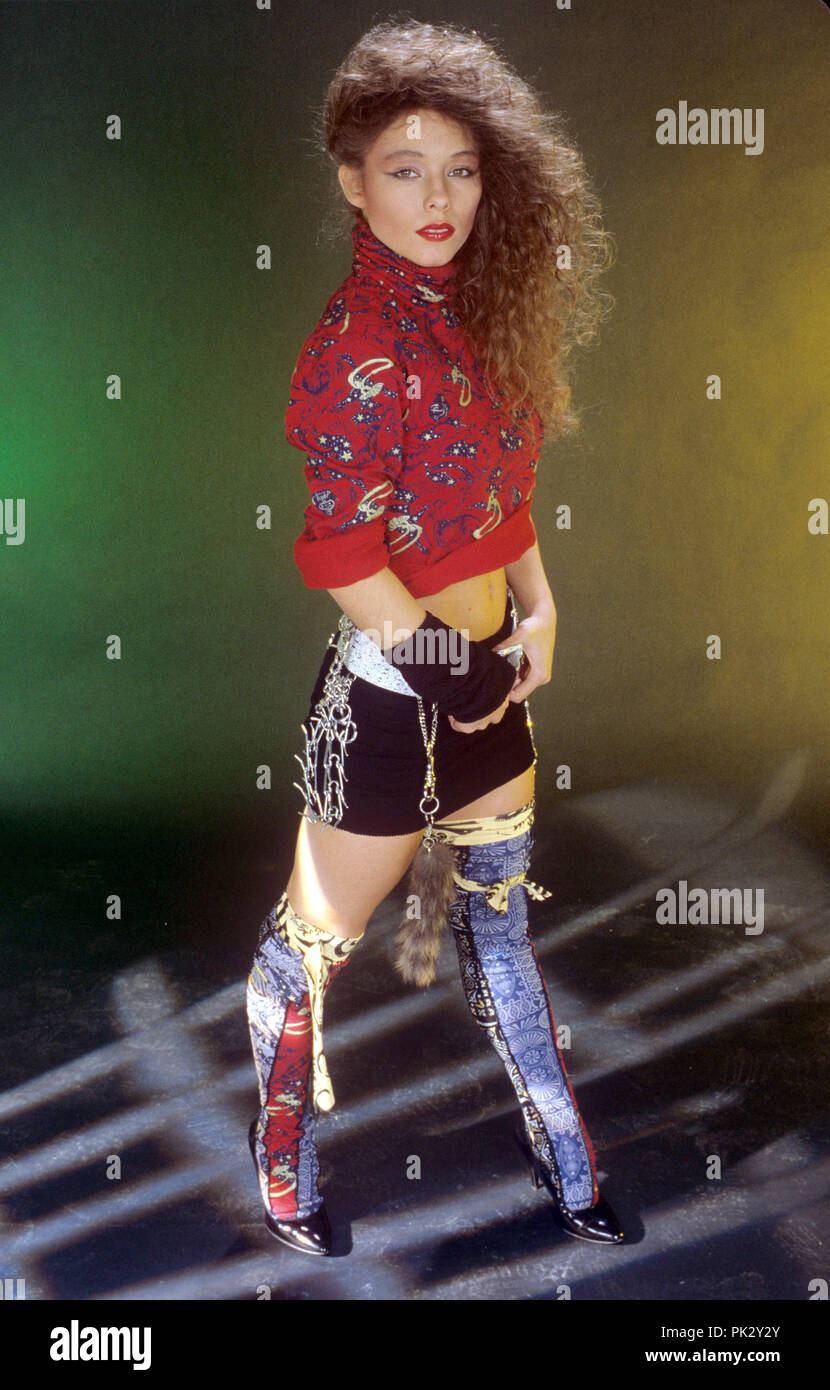 Jayne Collins on 23.10.1985 in München / Munich. | usage worldwide ...