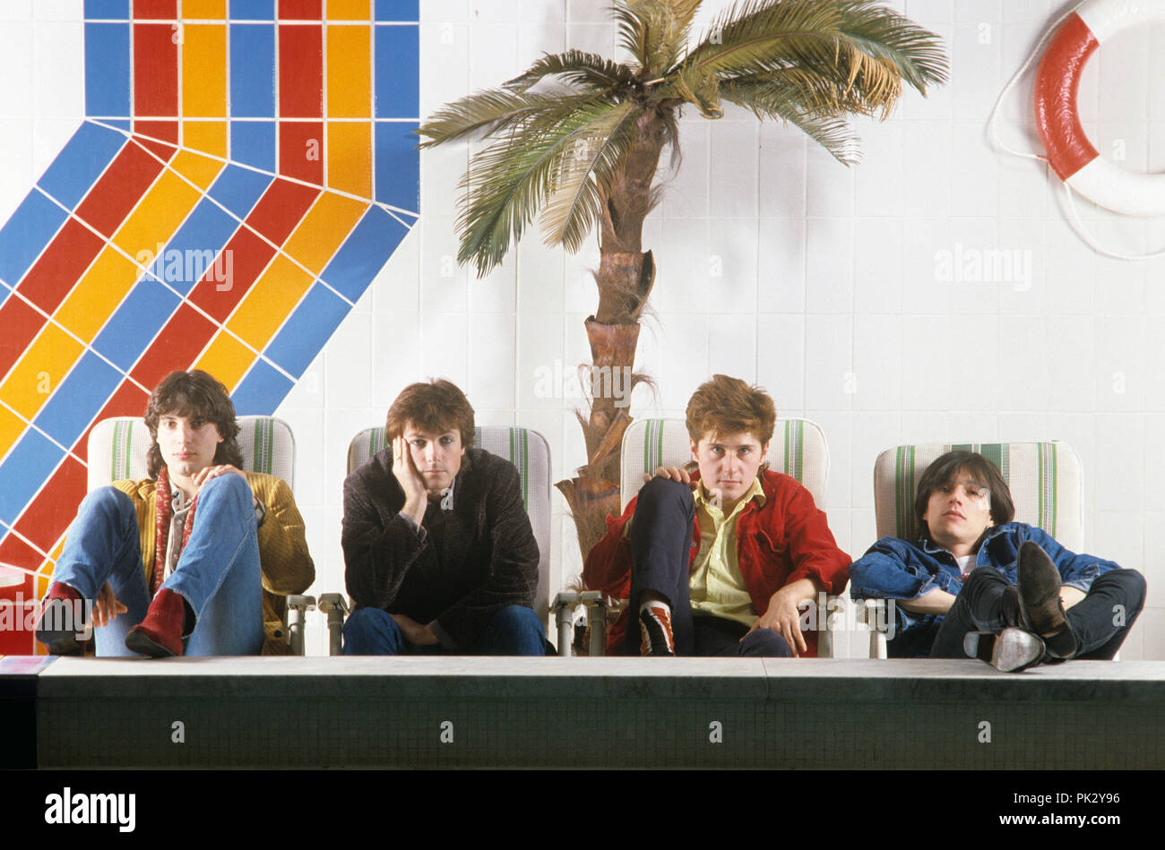 The Church (l-r): Peter Koppes, Steve Kilbey, Richard Ploog, Marty ...