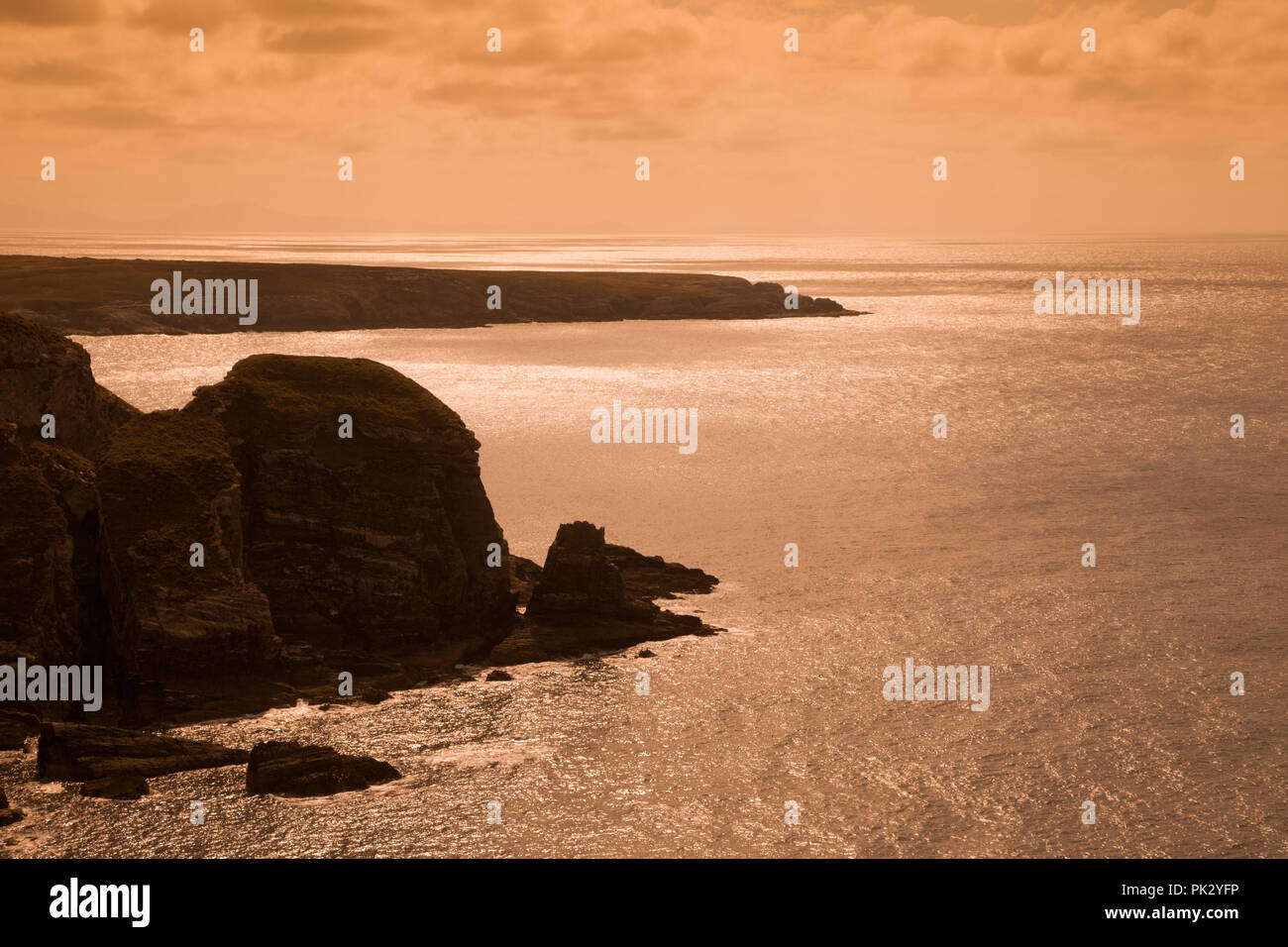 Sunset over anglesey hi-res stock photography and images - Alamy