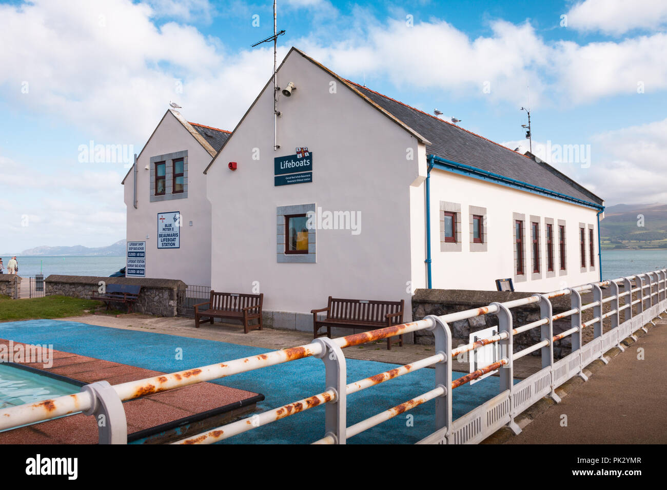 Beaumaris Lifeboat Station, Anglesey, Wales UK Stock Photo - Alamy