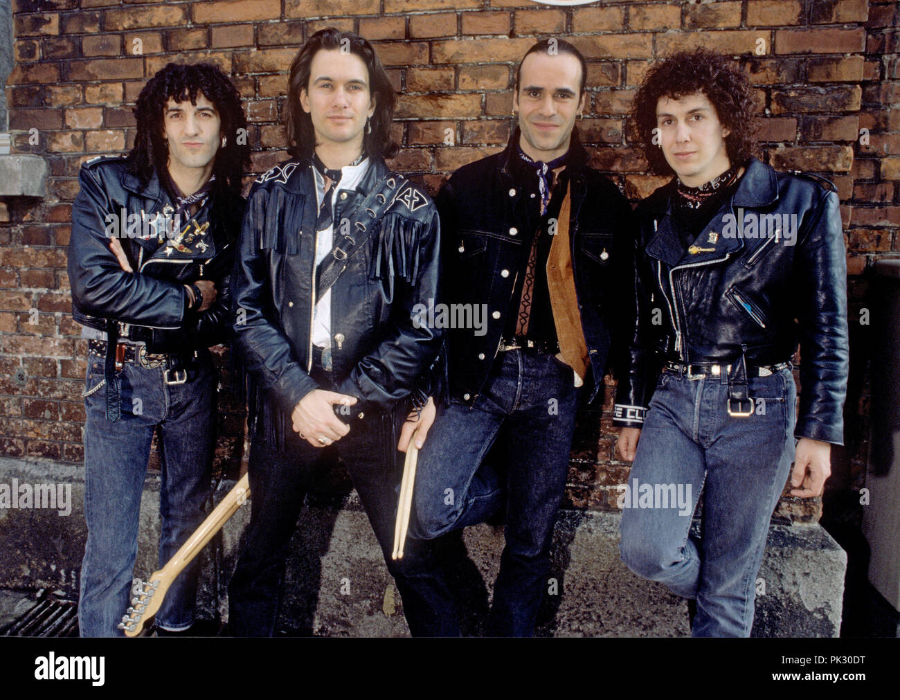 The Escape Club (mit Sänger Trevor Steel) on 13.02.1989 in München ...