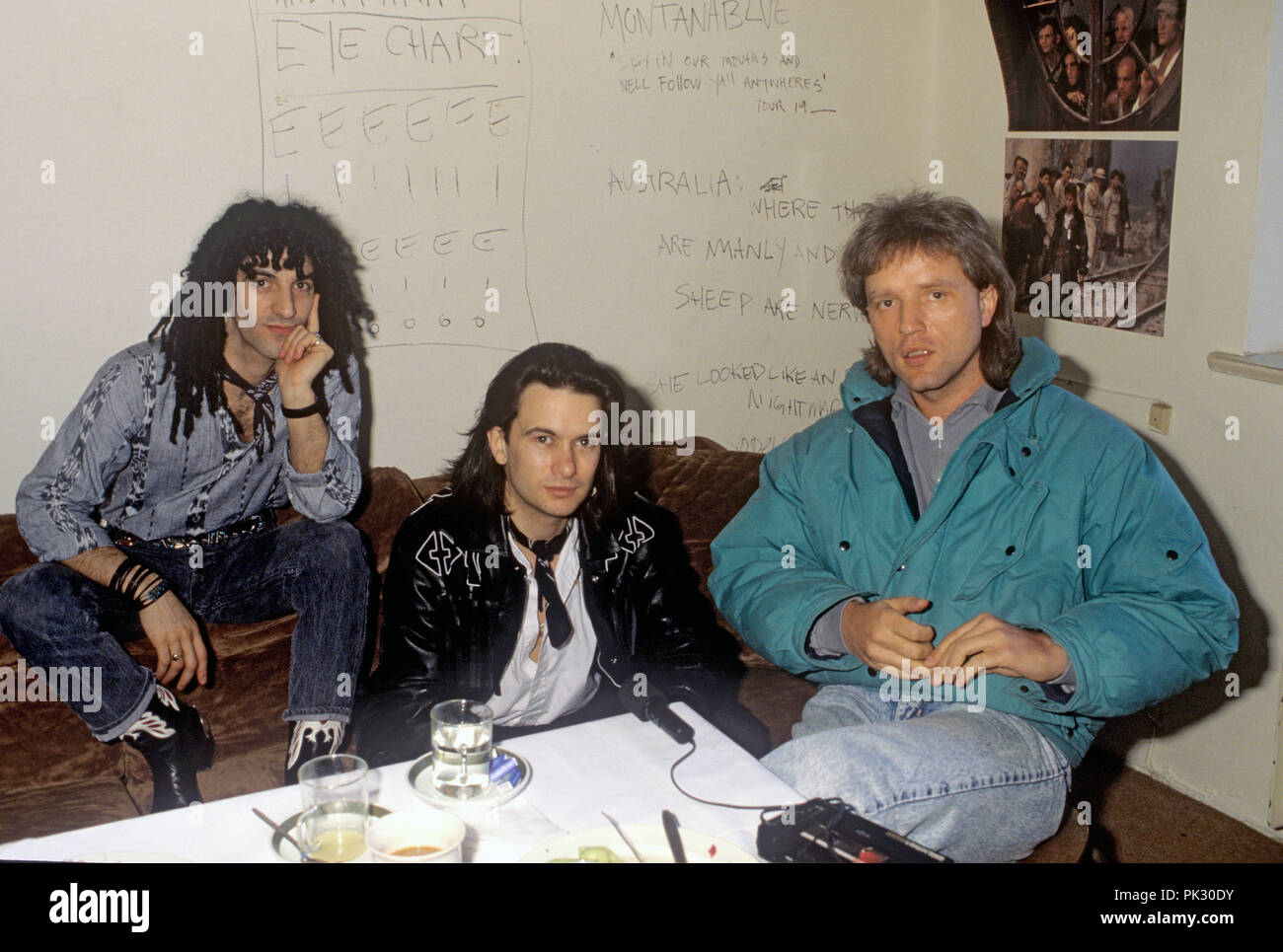 The Escape Club (mit Sänger Trevor Steel) on 13.02.1989 in München ...