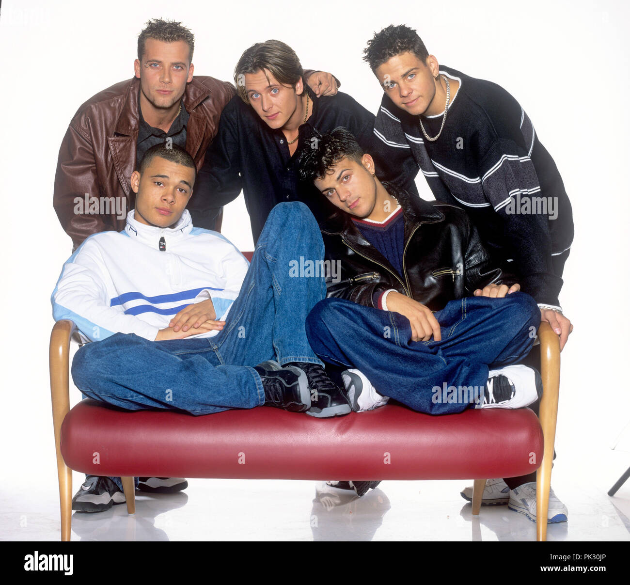 Five (l-r): Jason ‘J’ Brown, Sean Conlon, Ritchie Neville, Abs Breen ...