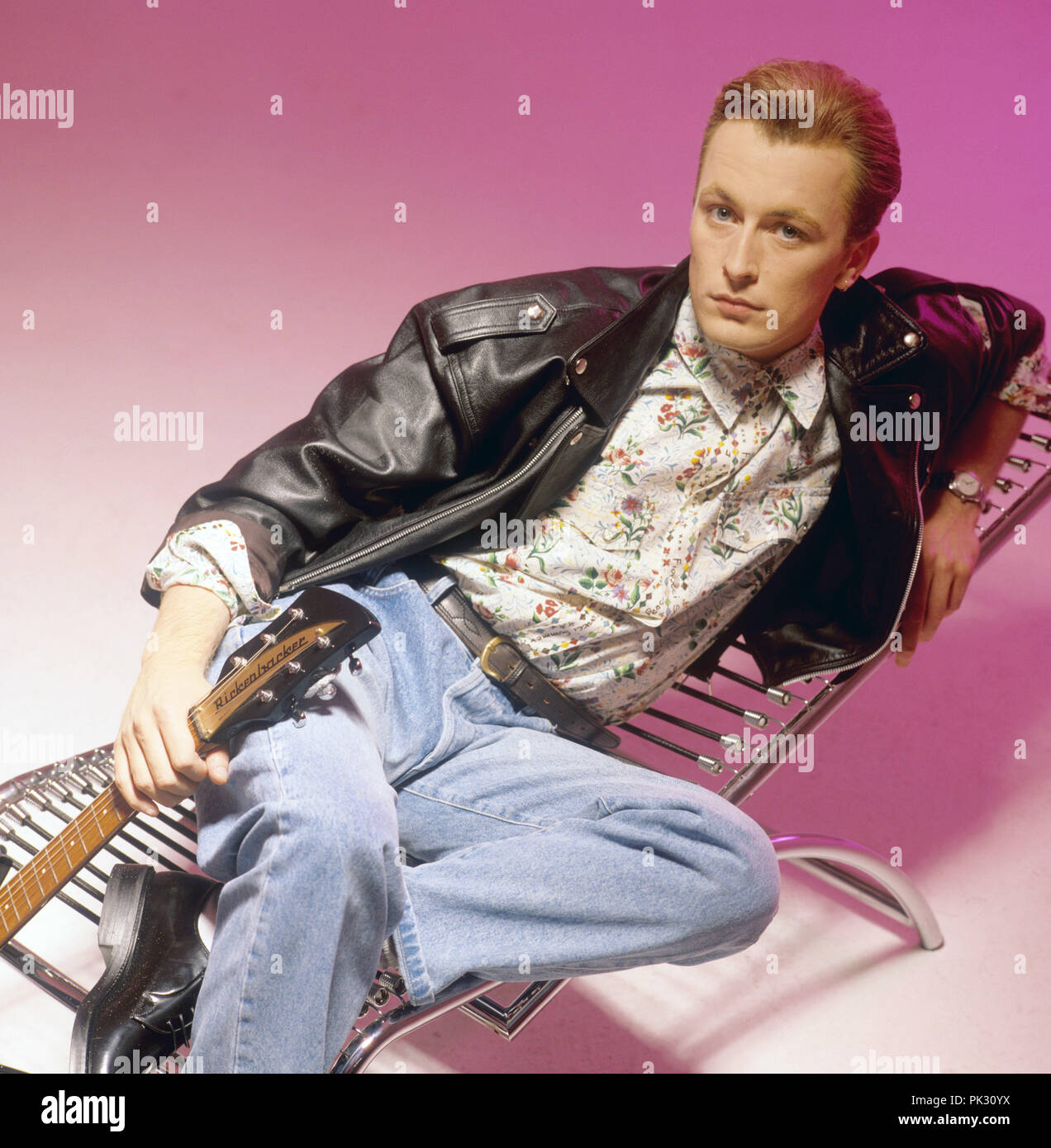 Andy Gill on 21.06.1989 in München / Munich. | usage worldwide Stock ...