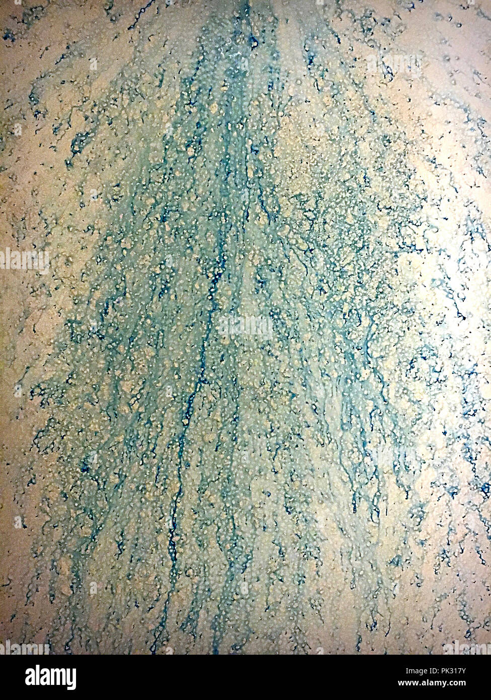 Blue on tan background abstract Stock Photo - Alamy