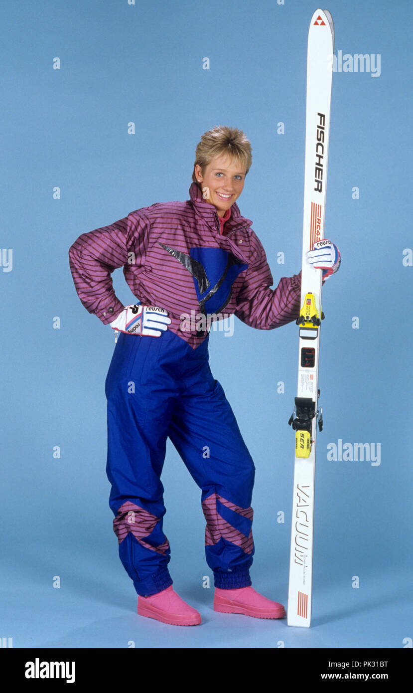 Michaela Gerg im November 1986. | usage worldwide Stock Photo - Alamy