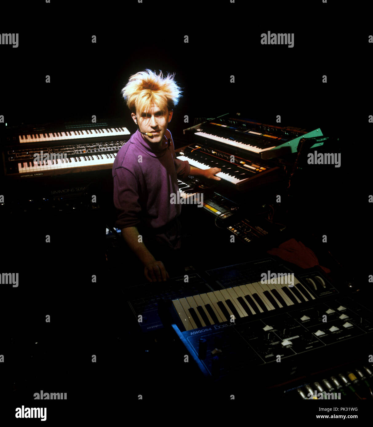 Howard Jones on 17.04.1984 in Frankfurt am Main / Frankfurt on. | usage ...