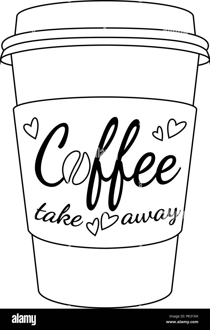 Paper coffee cup Stock Vector Image & Art - Alamy