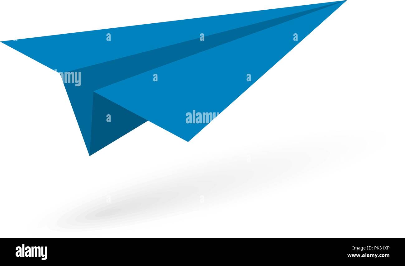 paper origami plane Stock Vector Image & Art - Alamy