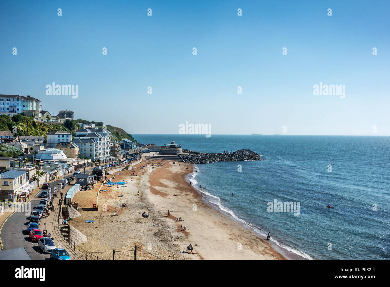 Ventnor on the Isle of Wight in England Stock Photo - Alamy