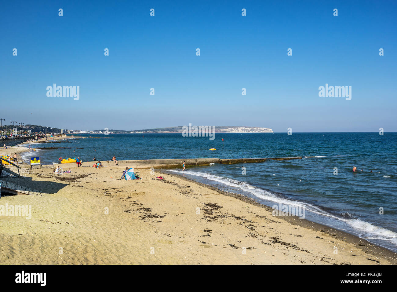 Shanklin on the isle of Wight in England Stock Photo - Alamy