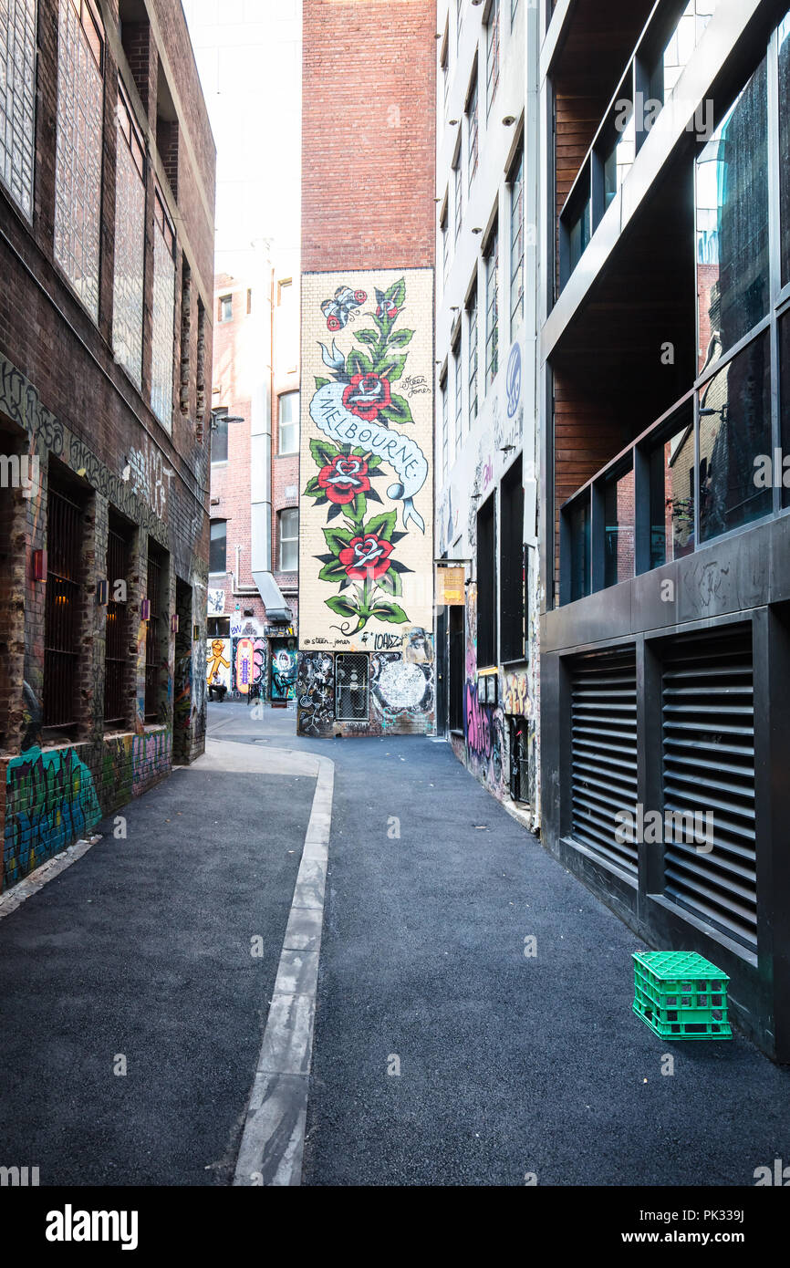 Melbourne Urban Street Art Stock Photo - Alamy