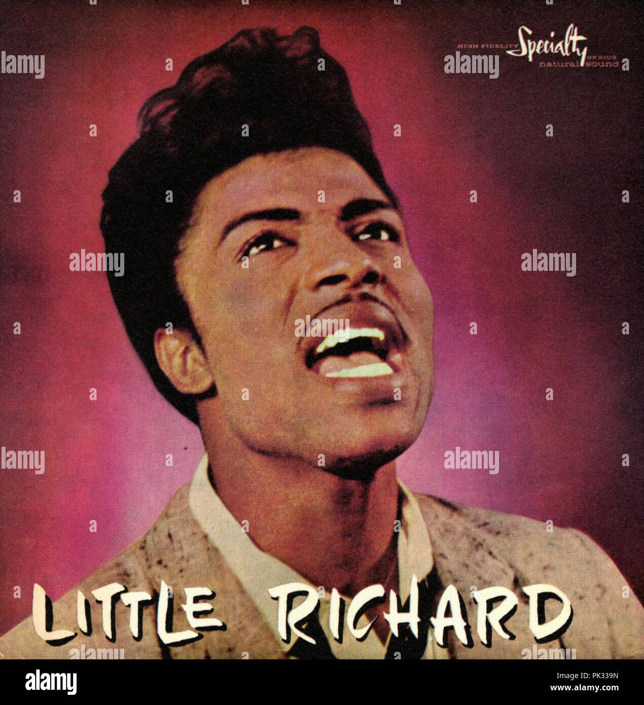 vintage vinyl record album - 1958 Little Richard Stock Photo - Alamy