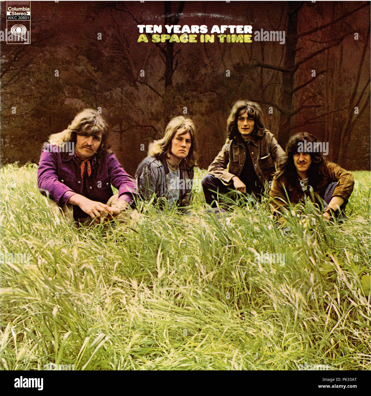 vintage vinyl record album - Ten years After - A Space in Time Stock ...
