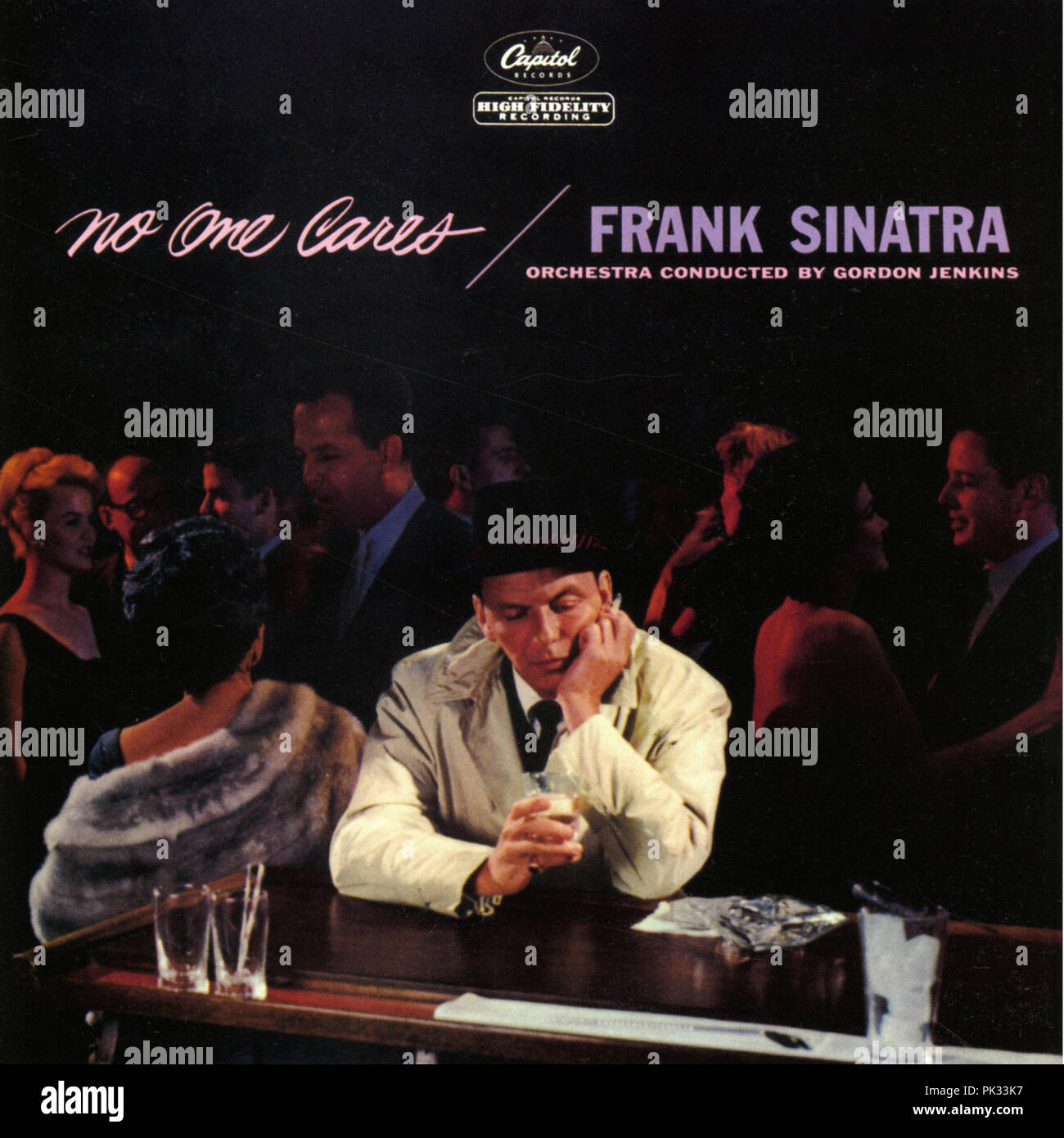 vintage vinyl record album - Frank Sinatra - No One Cares 1959 Stock ...