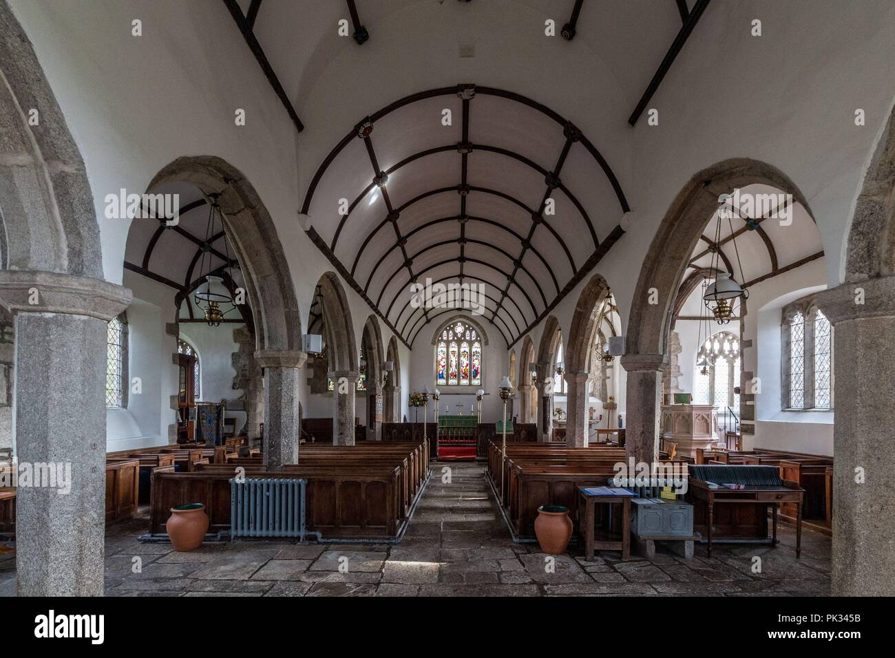 Church uk interior devon hi-res stock photography and images - Alamy