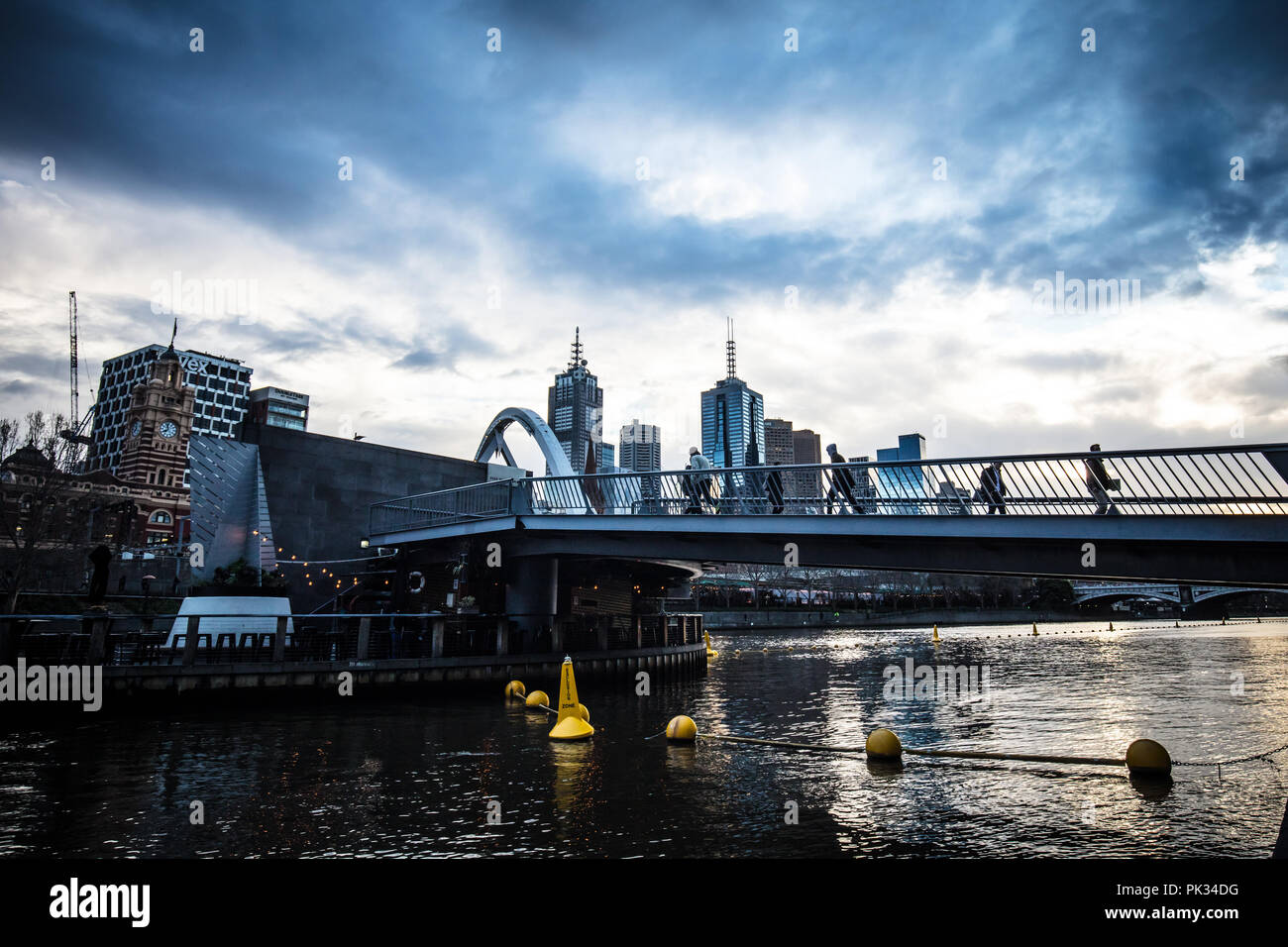 Melbourne CBD Skyline Stock Photo - Alamy