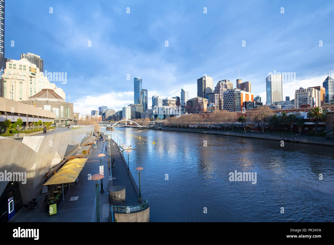 Melbourne CBD Skyline Stock Photo - Alamy