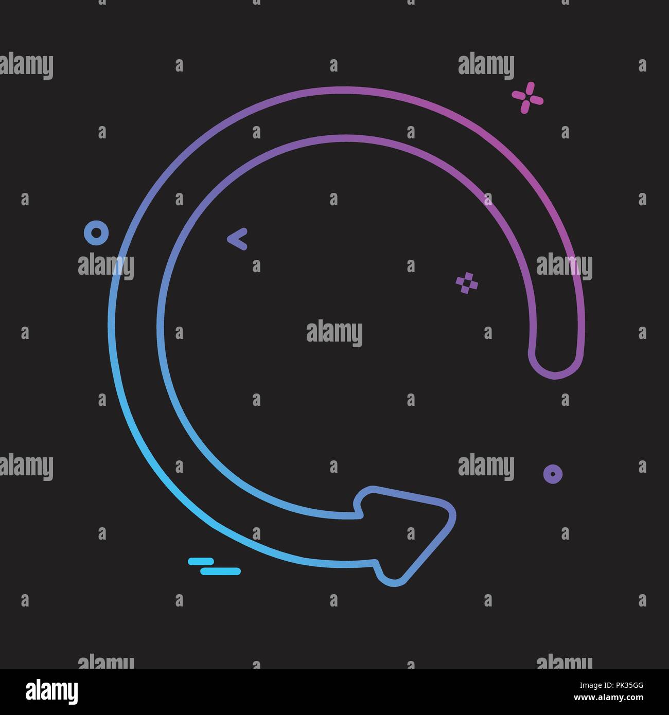 Refresh icon design vector Stock Vector Image & Art - Alamy