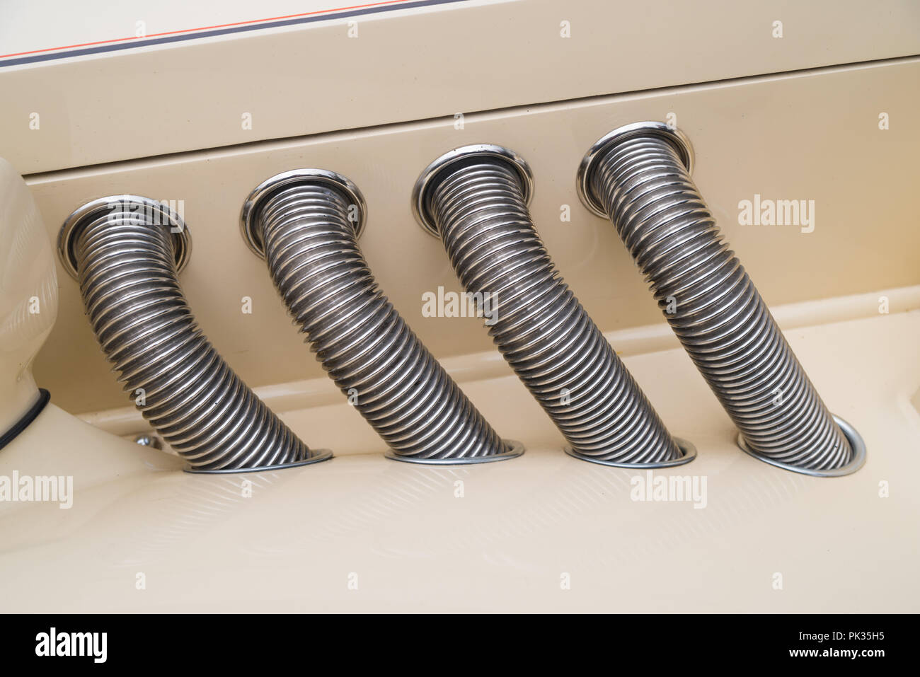 Chrome pipes vintage car hi-res stock photography and images - Alamy