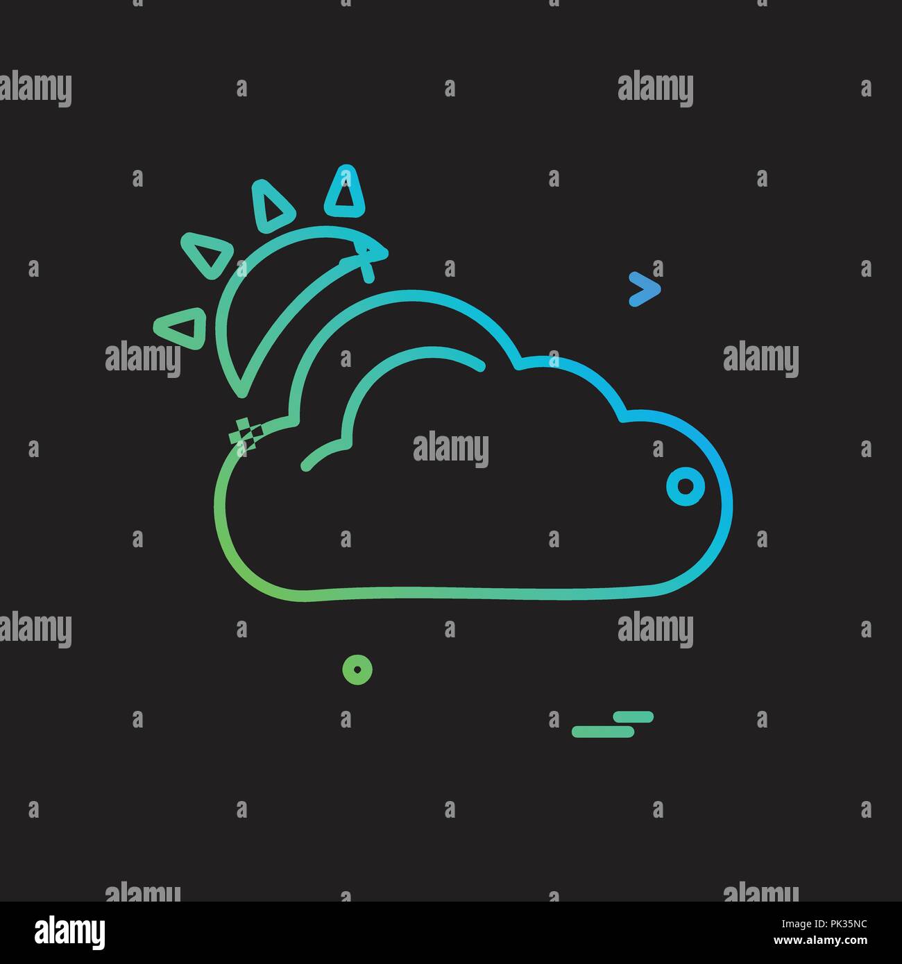 Cloud icon design vector Stock Vector Image & Art - Alamy