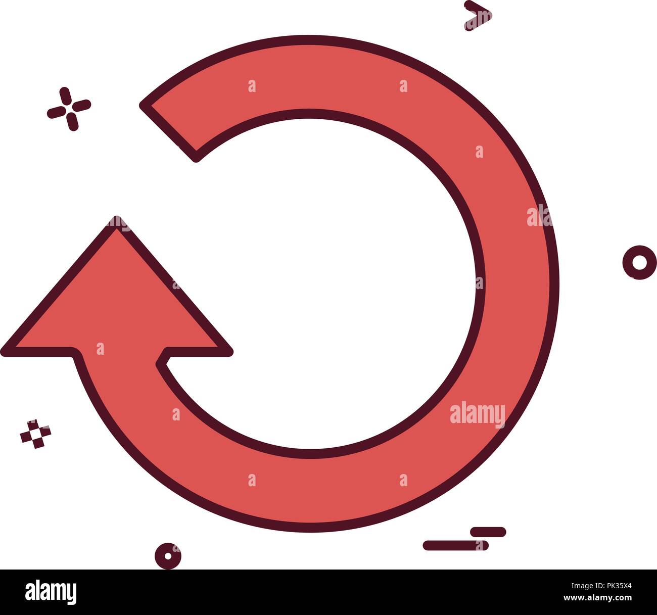 refresh restart icon vector design Stock Vector Image & Art - Alamy