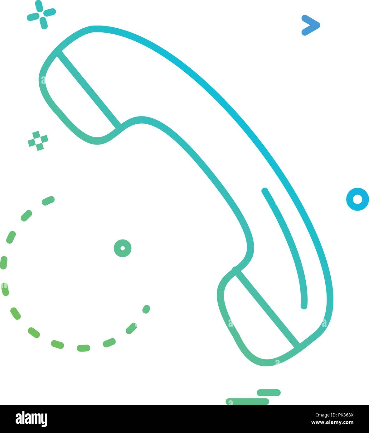 Call icon design vector Stock Vector Image & Art - Alamy