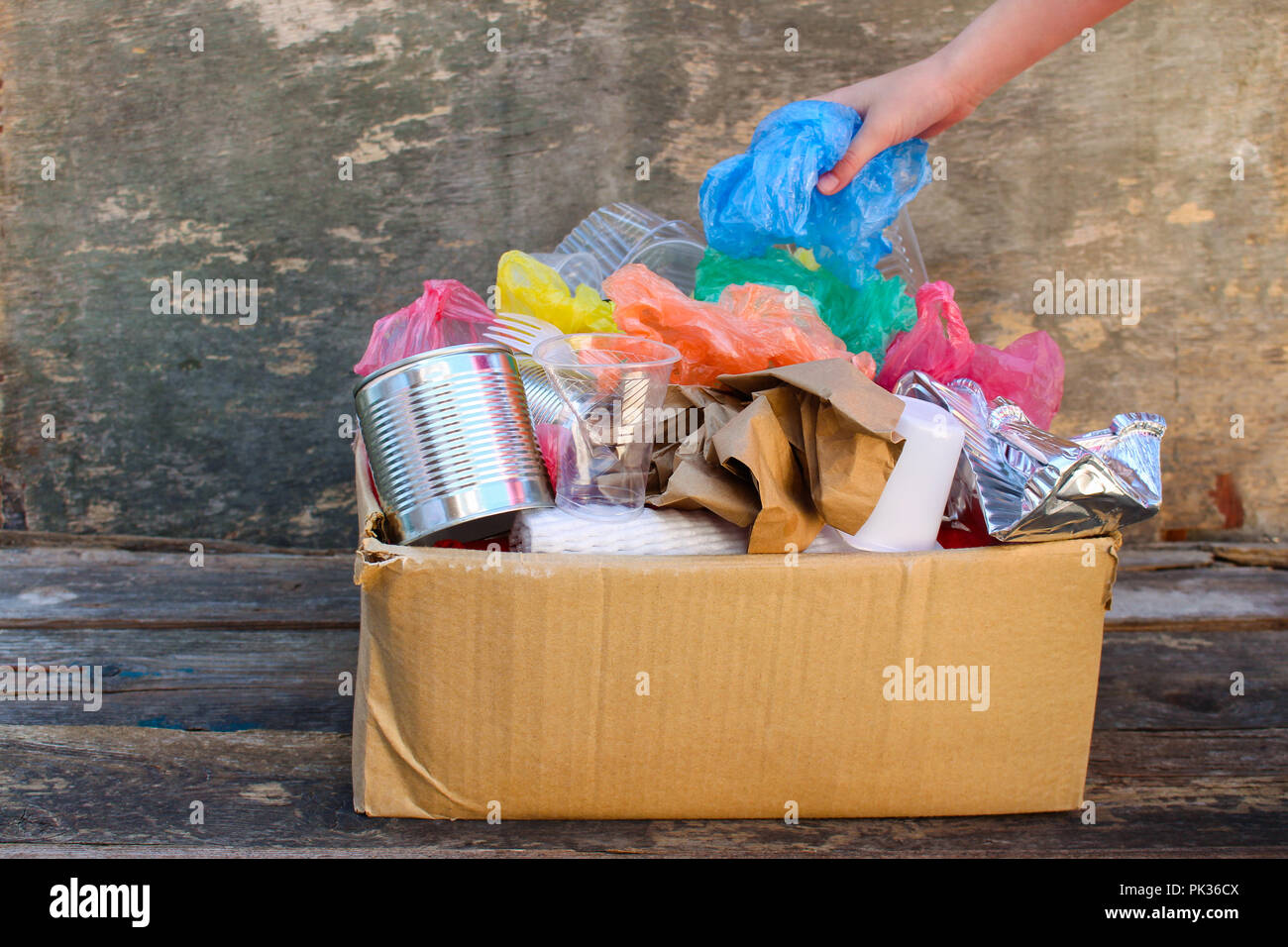 Trash box hi-res stock photography and images - Alamy