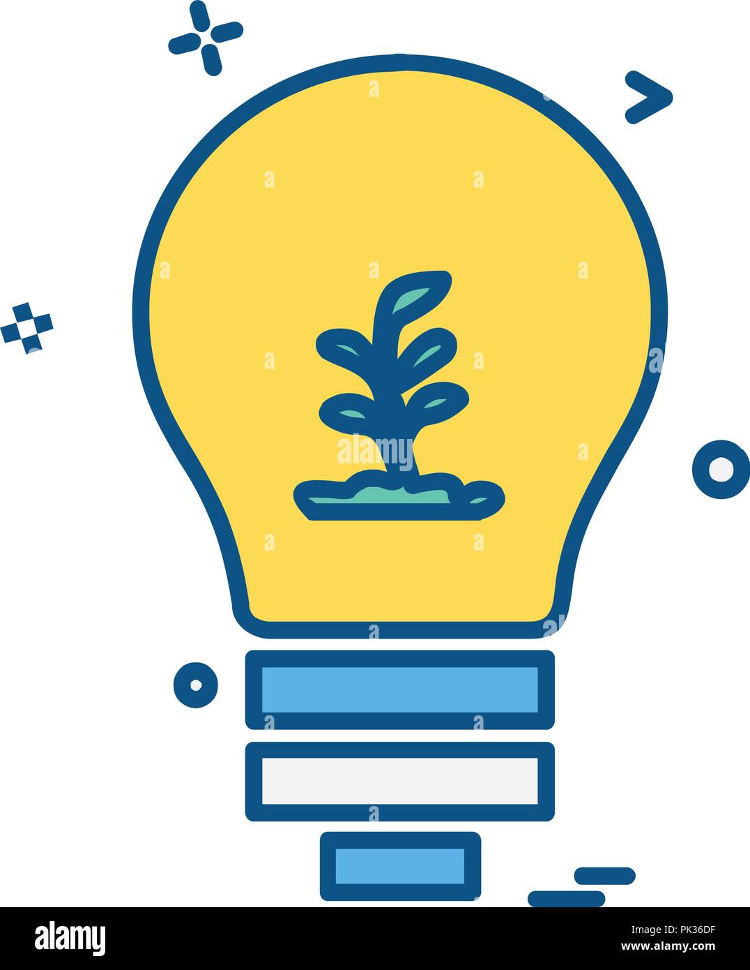 Bulb icon design vector Stock Vector Image & Art - Alamy