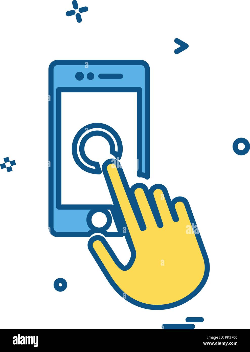 Smart phone icon design vector Stock Vector Image & Art - Alamy