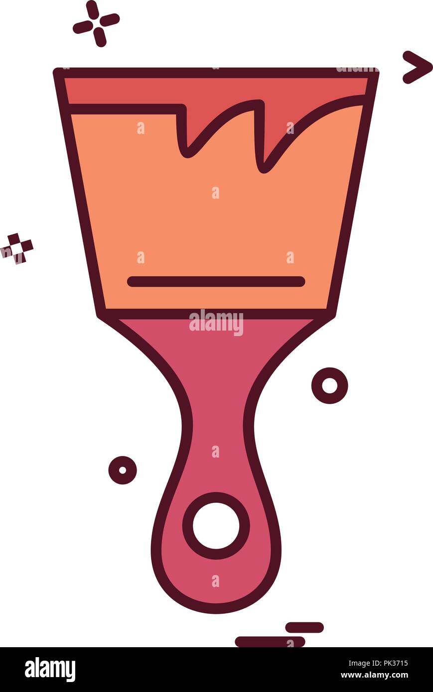 Bursh icon Stock Vector Images - Alamy