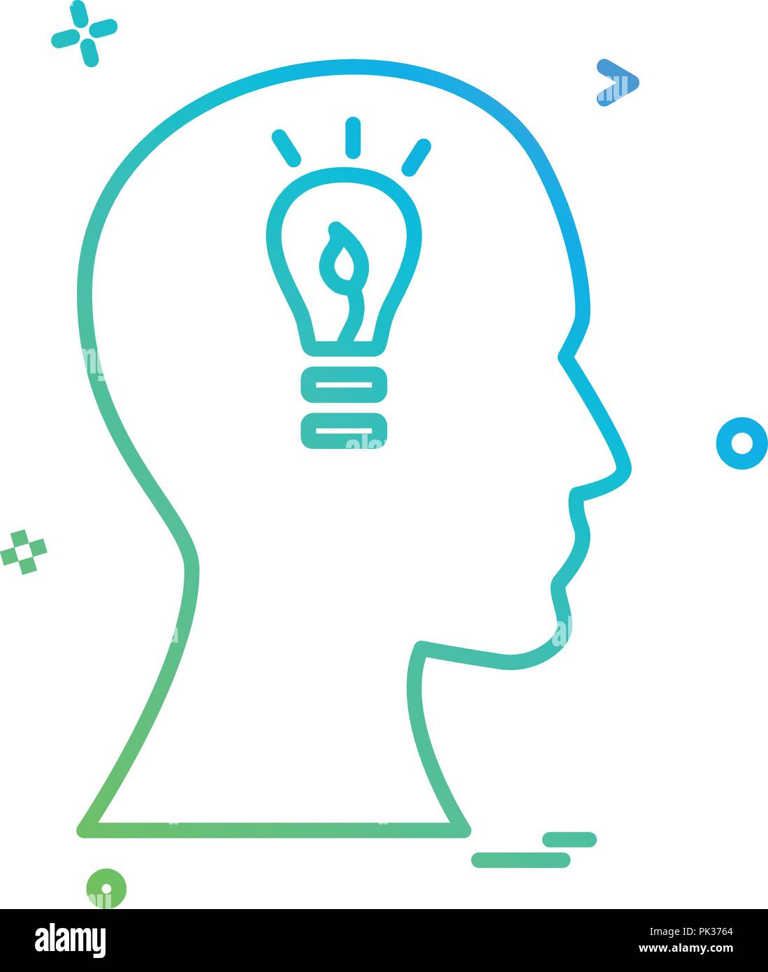Idea icon design vector Stock Vector Image & Art - Alamy