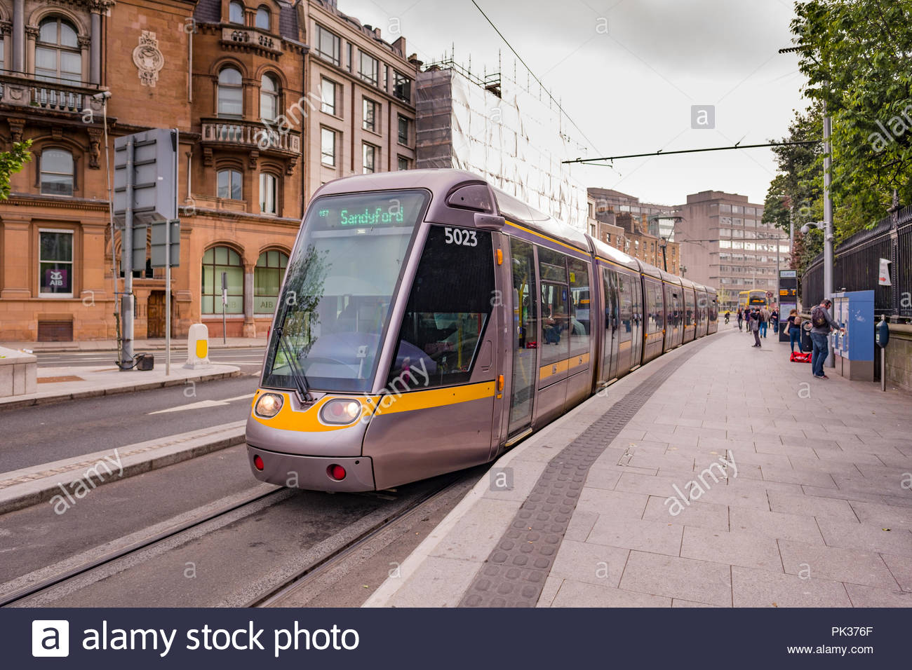 Luas Dublin Tram Rail High Resolution Stock Photography and Images - Alamy