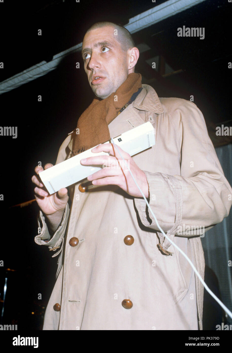 Trio (Stephan Remmler) on 19.04.1982. | usage worldwide Stock Photo - Alamy