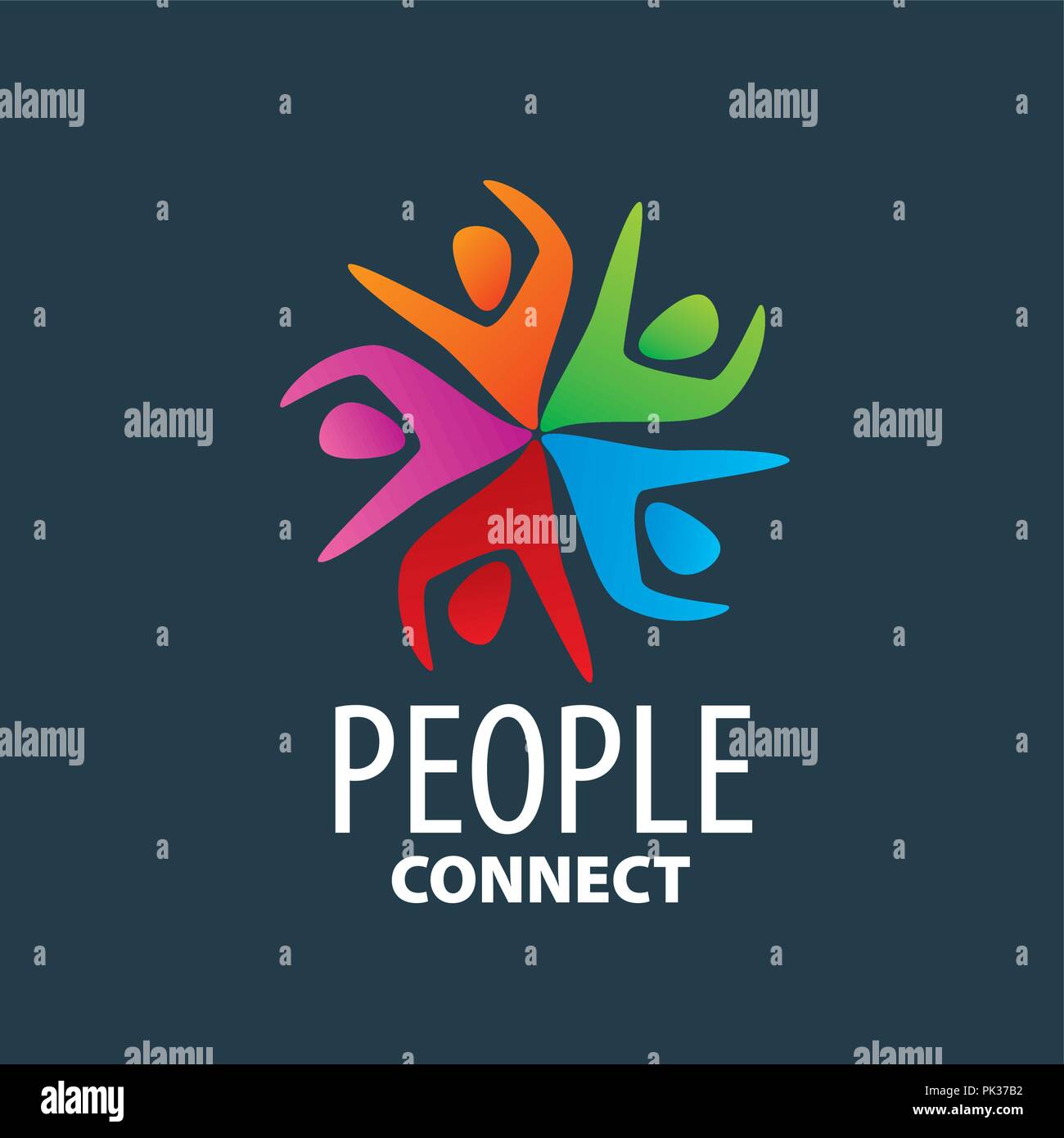 vector logo people Stock Vector Image & Art - Alamy