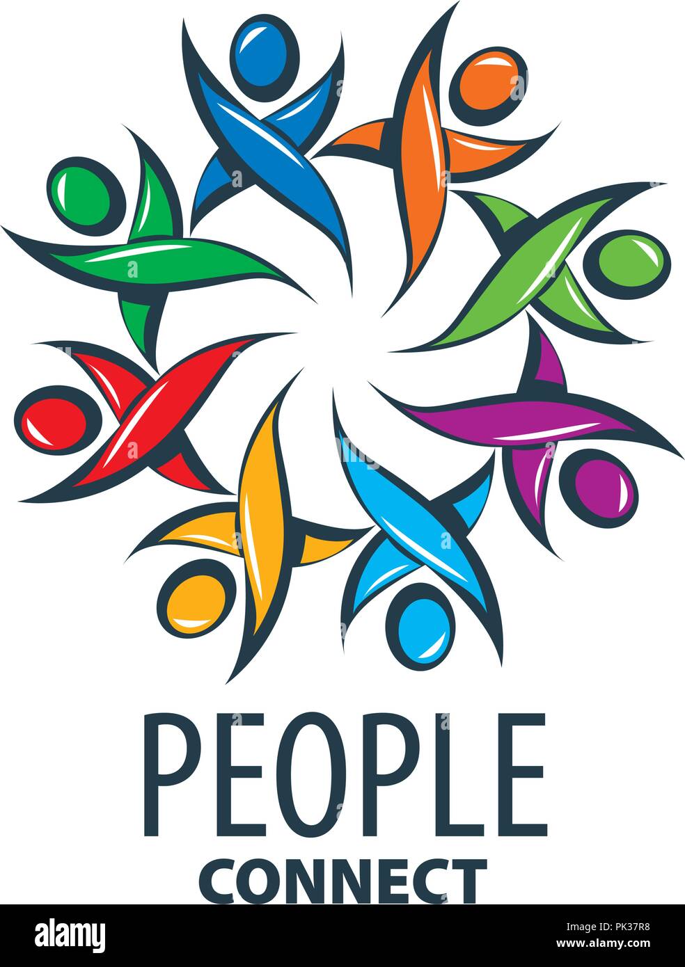 vector logo people Stock Vector Image & Art - Alamy