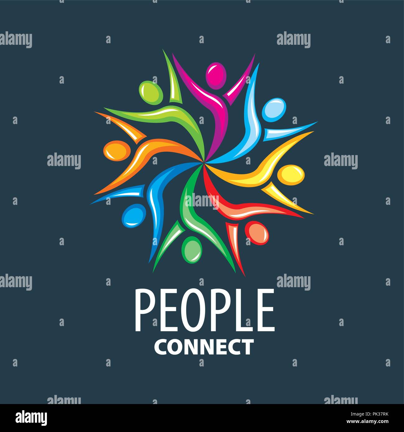 vector logo people Stock Vector Image & Art - Alamy