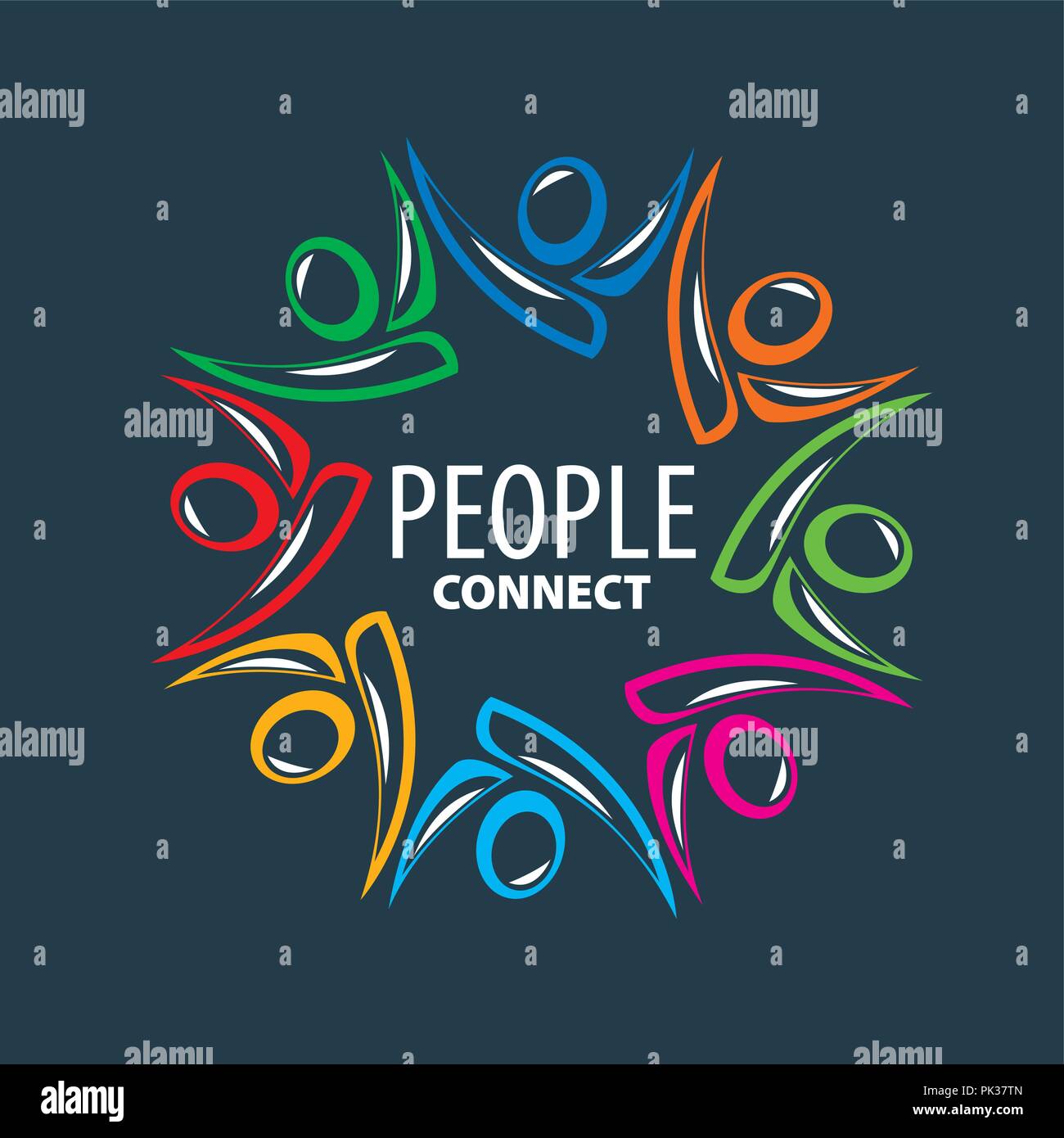 vector logo people Stock Vector Image & Art - Alamy