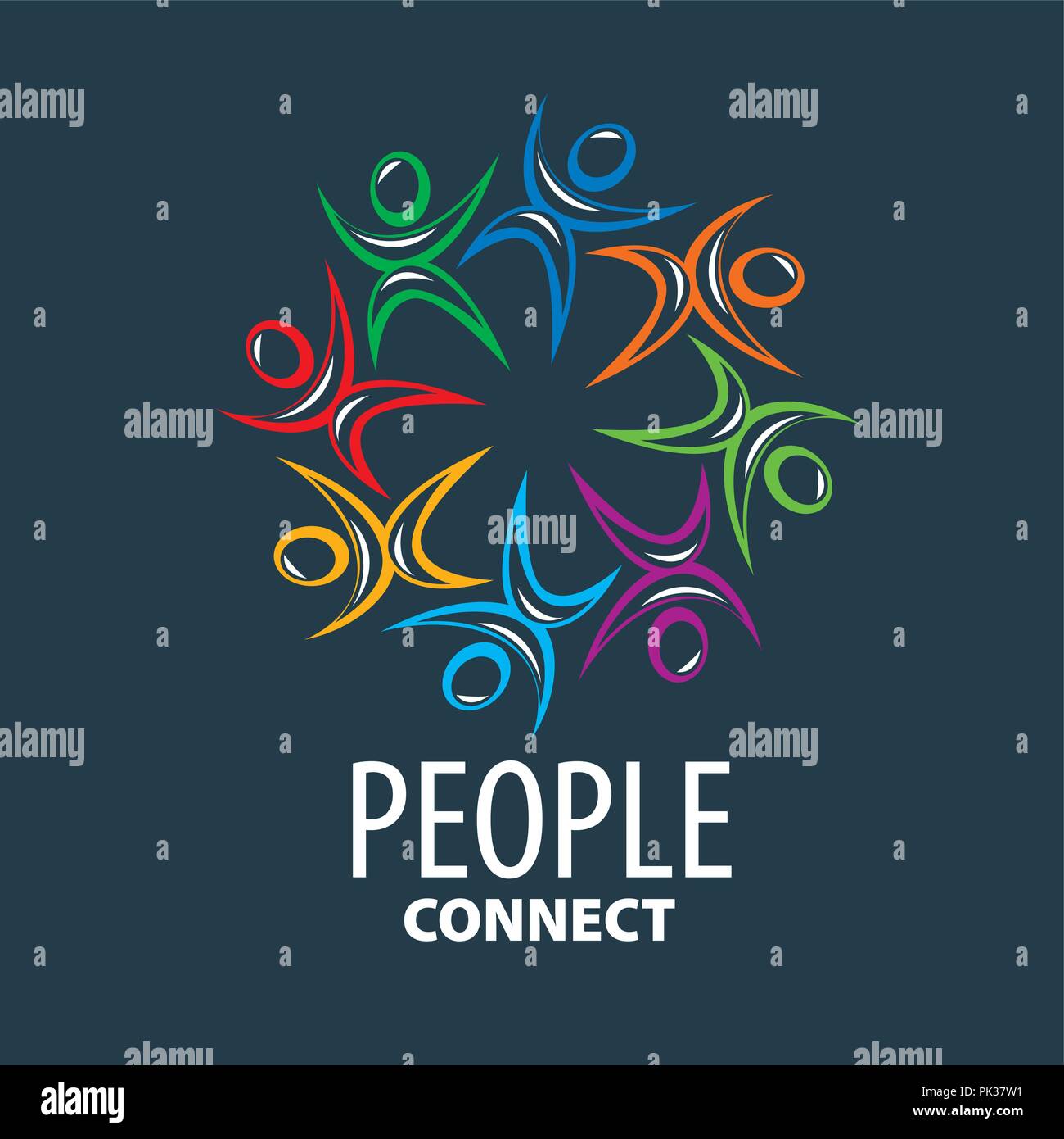 vector logo people Stock Vector Image & Art - Alamy