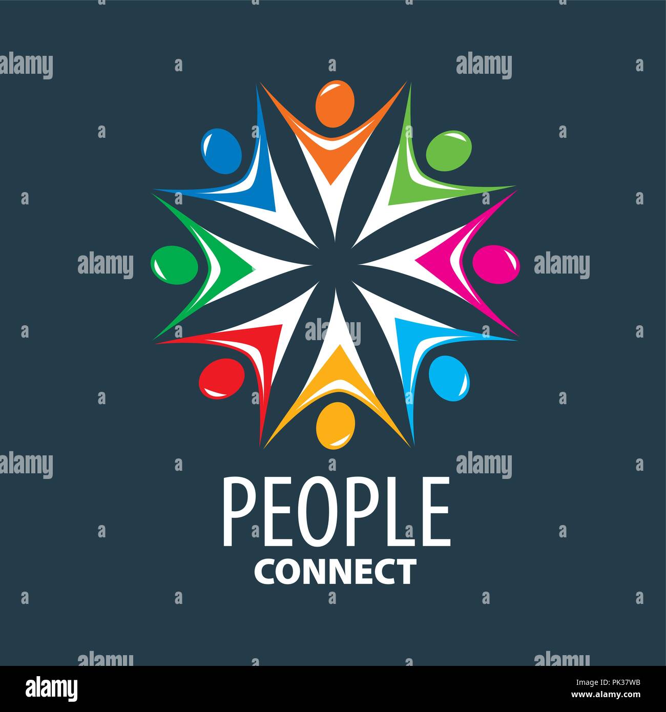 vector logo people Stock Vector Image & Art - Alamy