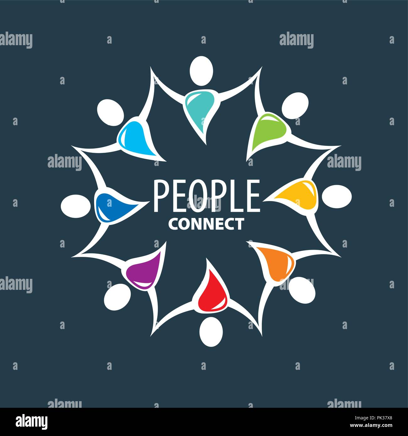vector logo people Stock Vector Image & Art - Alamy