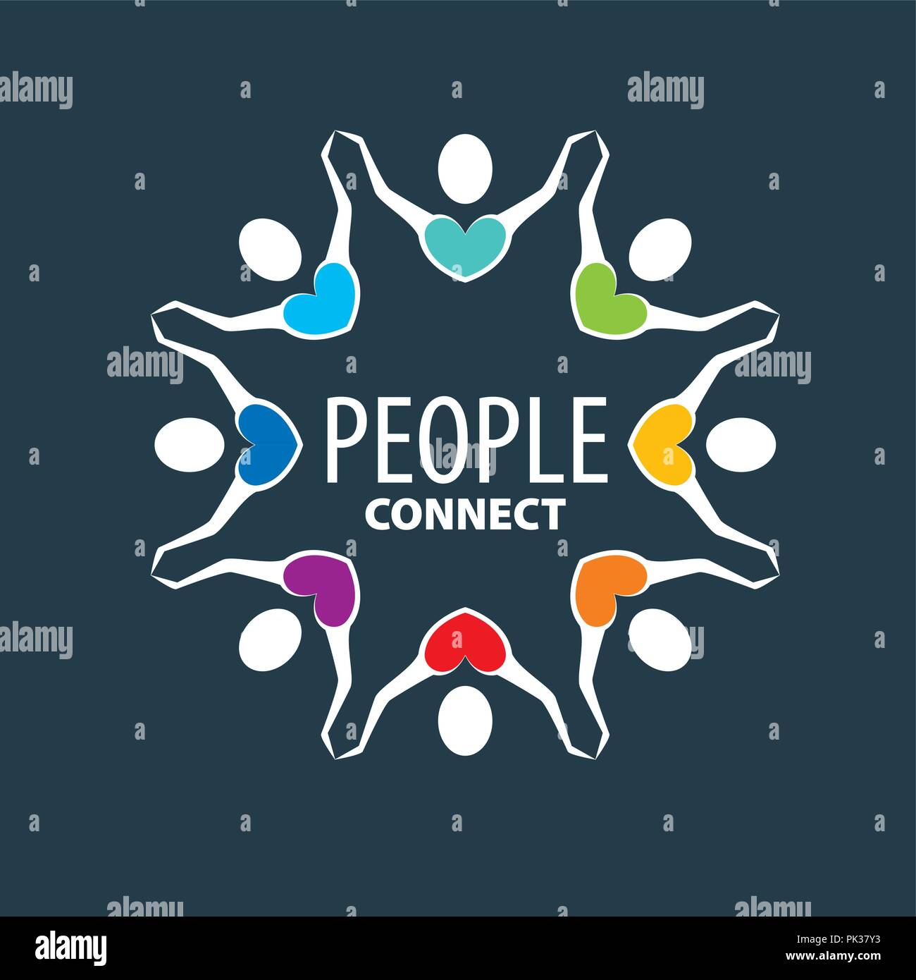 vector logo people Stock Vector Image & Art - Alamy