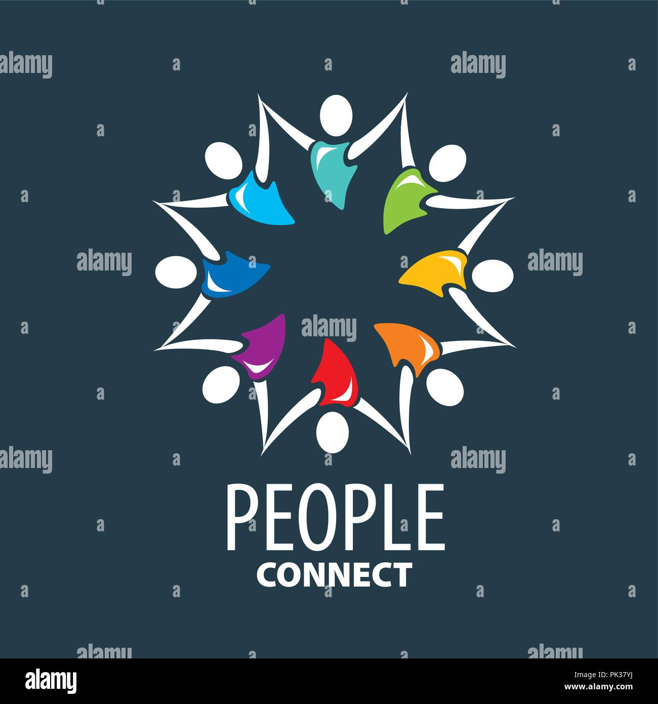 vector logo people Stock Vector Image & Art - Alamy